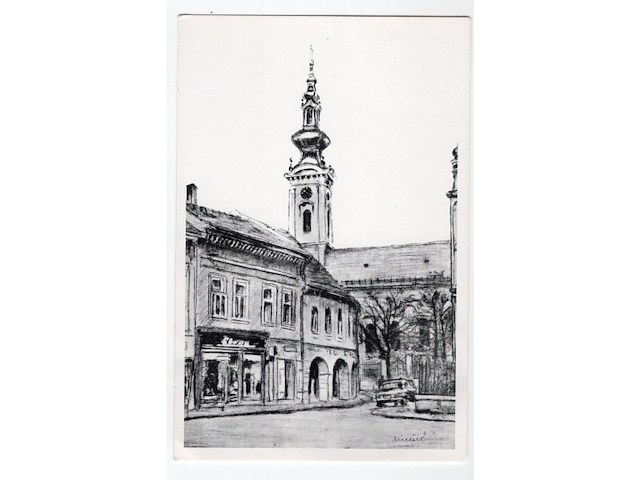 Razglednica Novi Sad, reprodukcija, neobična