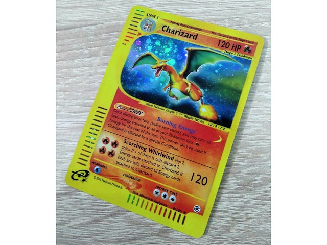 Pokemon karta Charizard 2003 sijajuca - Pokemoni karte