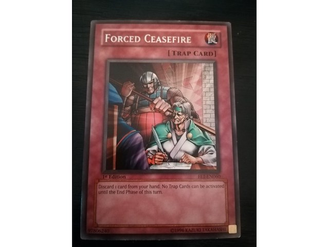 Yu-GI-OH!- Forced Ceasefire (Rare)