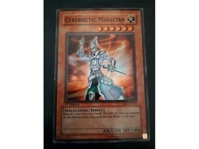 Yu-GI-OH!- Cybernetic Magician (Super rare)