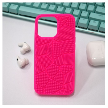 Maska Sand za iPhone 13 Pro neon roze