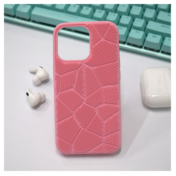 Maska Sand za iPhone 14 Pro Max roze