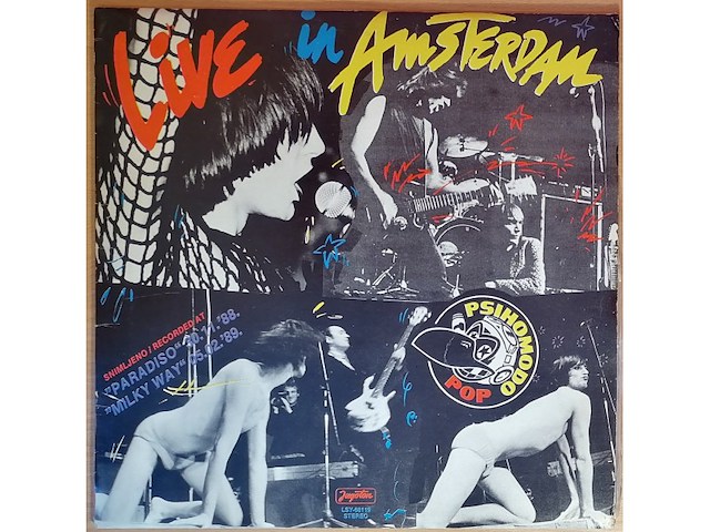 LP PSIHOMODO POP - Live In Amsterdam (1989) PERFEKTNA