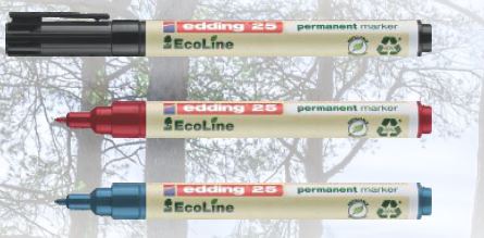 Ekoloski Marker Permanent EcoLine Edding E25 - Zaobljeni