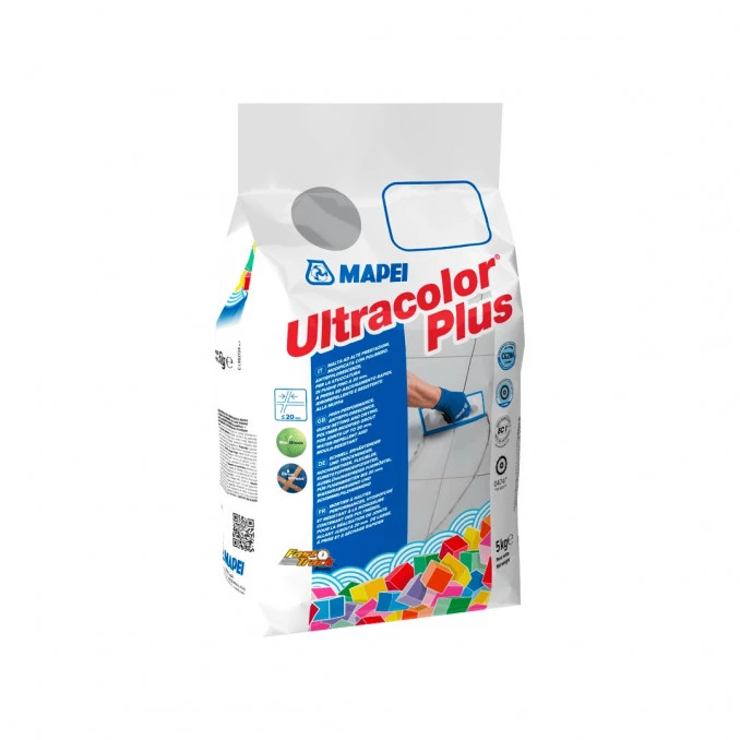 Fug masa Mapei ULTRACOLOR PLUS 5kg artic grey 127