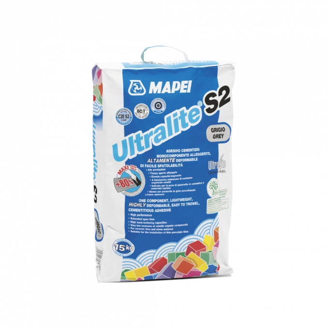 Lepak Mapei ULTRALITE S2 sivi 15kg