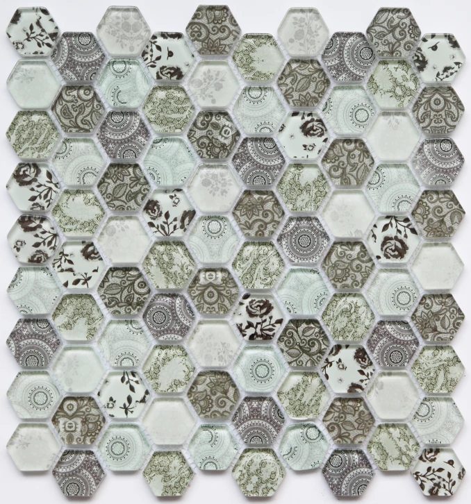 Mozaik stakleni hexagon GS021 295x305x5