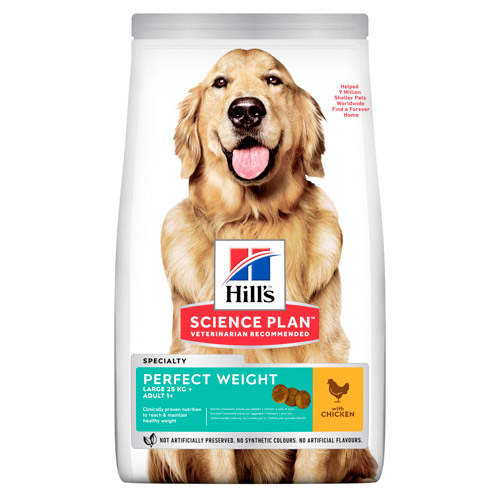 Hill's Science Plan Adult Large Perfect Weight Piletina 12 kg