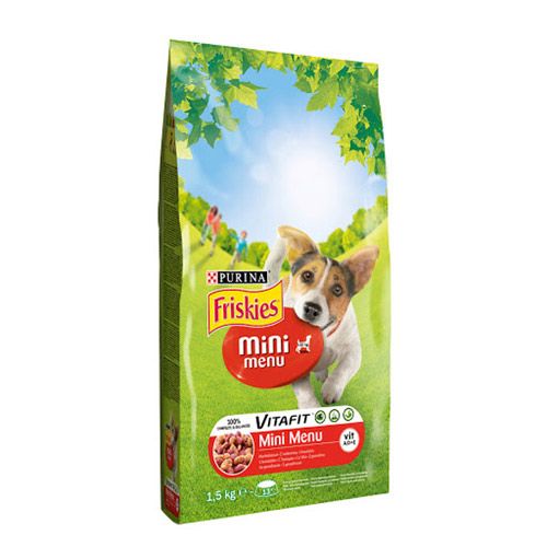 Friskies Dog Adult Mini Govedina 1,5 kg