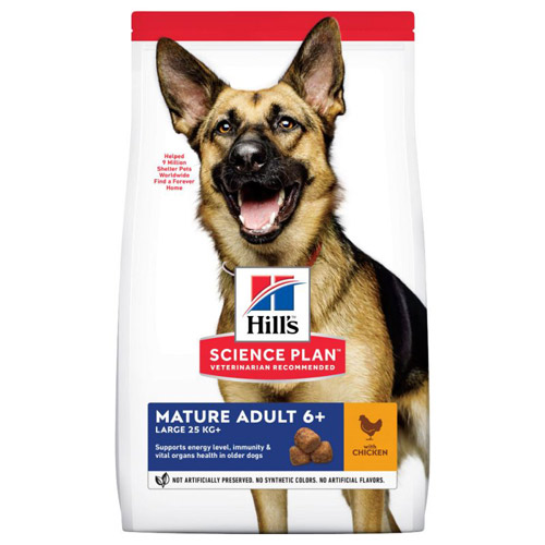 Hill's Science Plan Mature Adult Large 6+ Piletina 14 kg