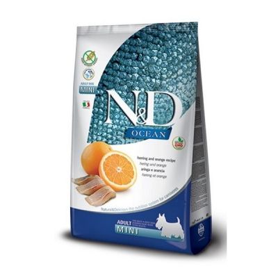 N&D Ocean Adult Mini Haringa i Pomorandža 2,5 kg