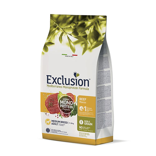 Exclusion Mediterraneo Monoprotein Adult Medium Govedina 12 kg