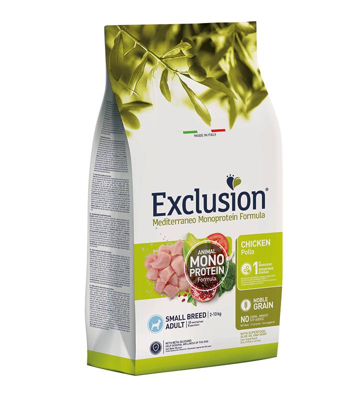 Exclusion Mediterraneo Monoprotein Adult Small Piletina 7 kg