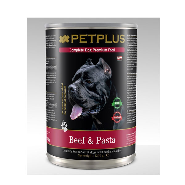 PetPlus konzerva za pse Govedina i Nudle 1240 g