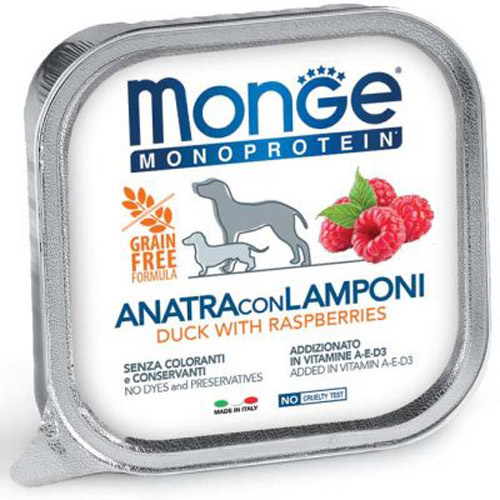 Monge Monoprotein pašteta za pse Pačetina i Maline 150 g