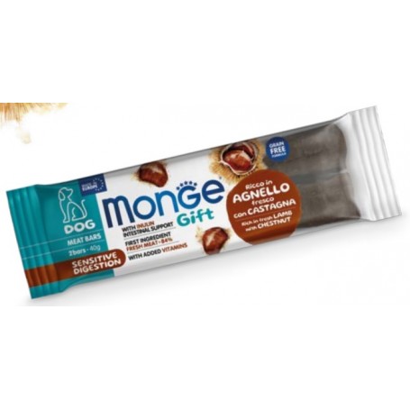 Monge Gift Sensitive Digestion support Meat Bars Jagnjetina sa Kestenom i Inulinom 40 g