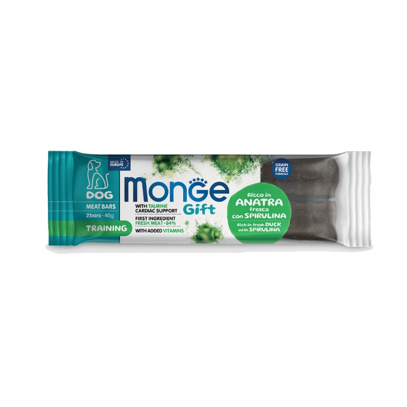 Monge Gift Training support Meat Bars Pačetina sa Spirulinom 40 g