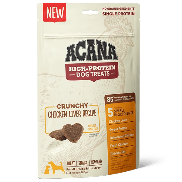 Acana Chicken Liver Treats – 100 g