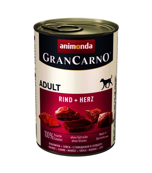 Animonda Gran Carno Adult Beef+Heart – 6×400 g