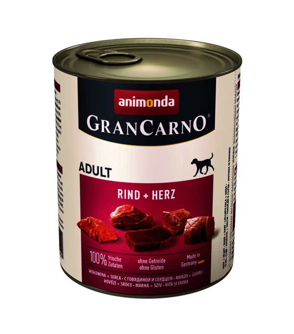 Animonda Gran Carno Adult Beef+Heart – 6×800 g