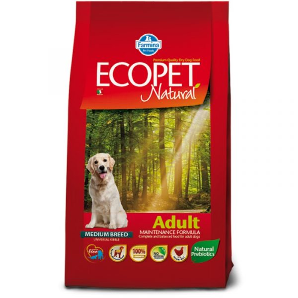 Ecopet Natural Adult Medium – 12 kg