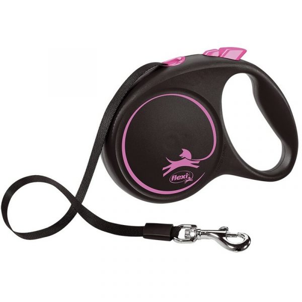 Flexi Black Design M tape 5 m pink