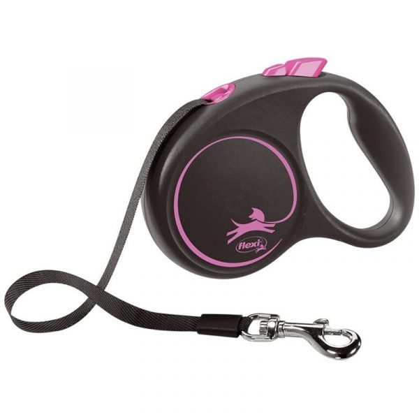Flexi Black Design S tape 5 m pink