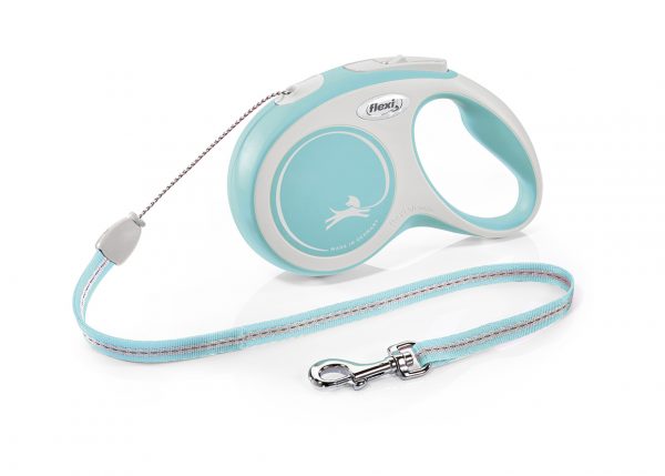 Flexi New Comfort S cord 8 m light blue