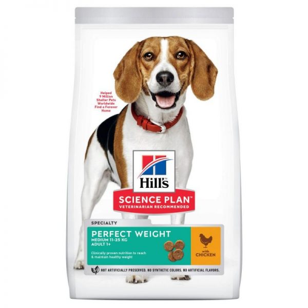 Hill’s Science Plan Medium Perfect Weight – 12 kg