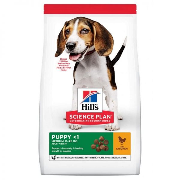 Hill’s Science Plan Puppy Medium Chicken – 14 kg