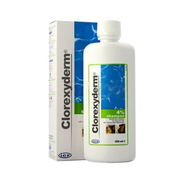 ICF Clorexyderm Shampoo 4% za pse – 250 ml