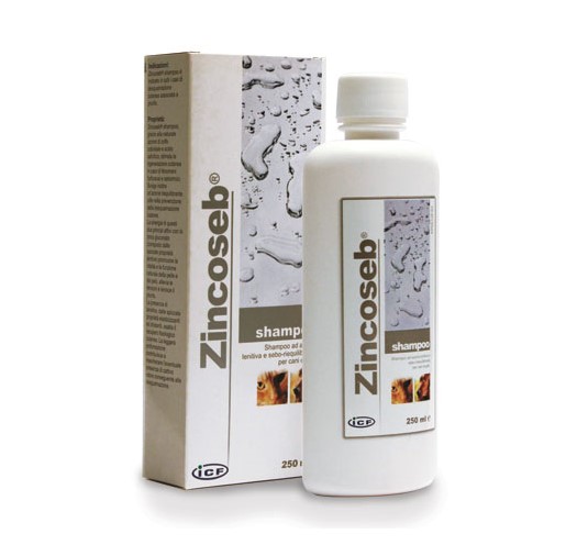 ICF Zincoseb Shampoo za regulaciju sebuma pasa – 250 ml