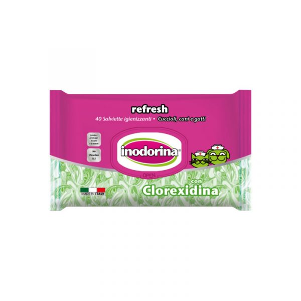 INODORINA Refresh Clorexidina za pse – 40 komada