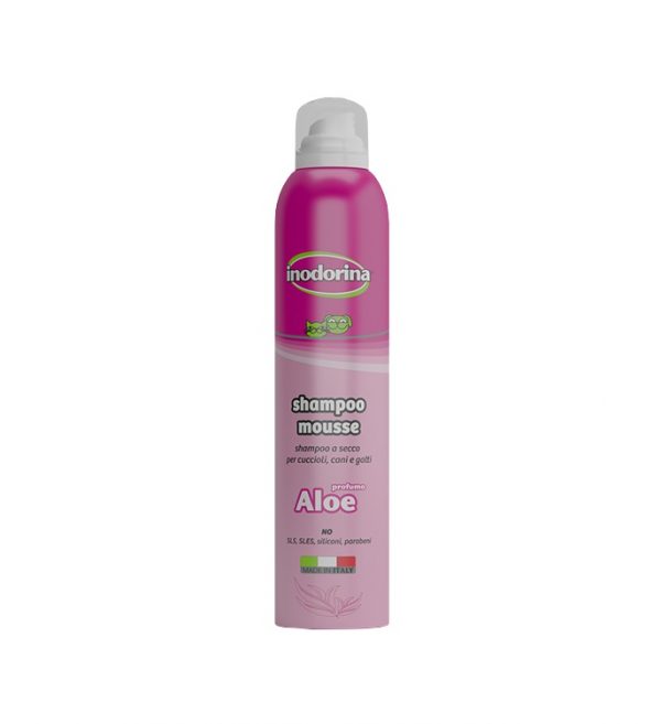 INODORINA Shampoo Mousse Aloe Vera za pse – 300 ml