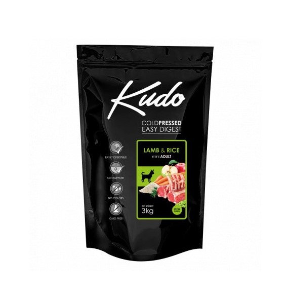 KUDO Lamb&Rice Mini Adult – 12 kg