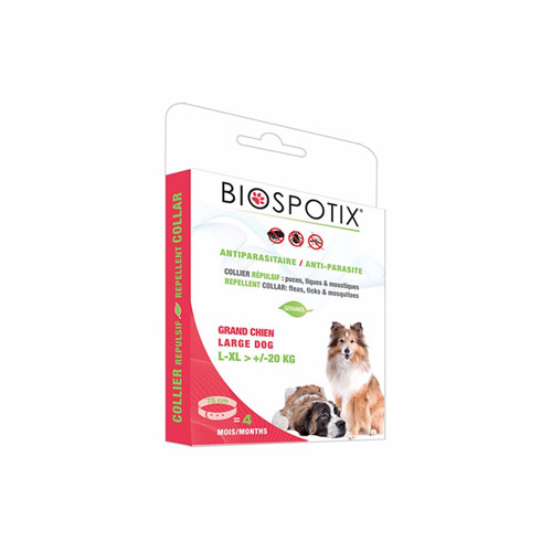 Biospotix antiparazitska ogrlica za velike preko 20 kg