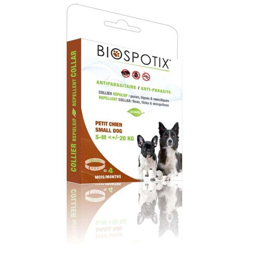 Biospotix antiparazitska ogrlica za male pse do 20 kg