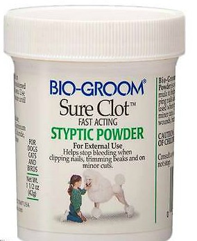 Bio Groom Sure Clot Styptic Puder 42 g