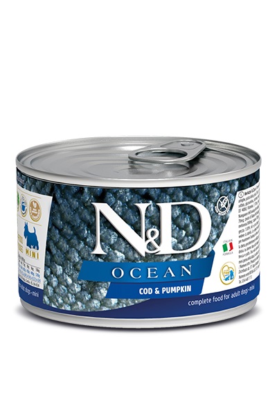 N&D Ocean Adult Mini Cod&Pumpkin – 6×140 g