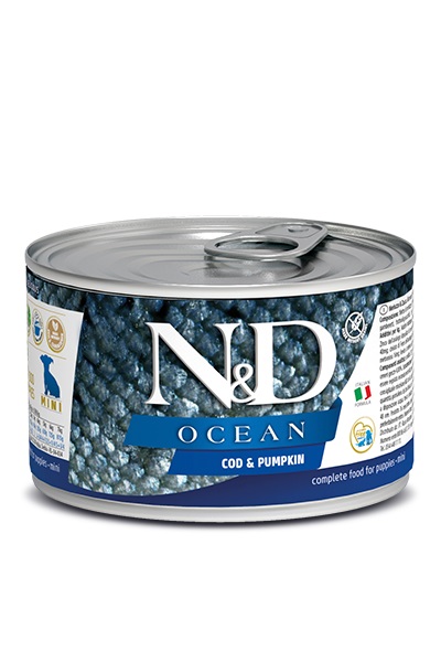 N&D Ocean Puppy Mini Cod&Pumpkin – 6×140 g