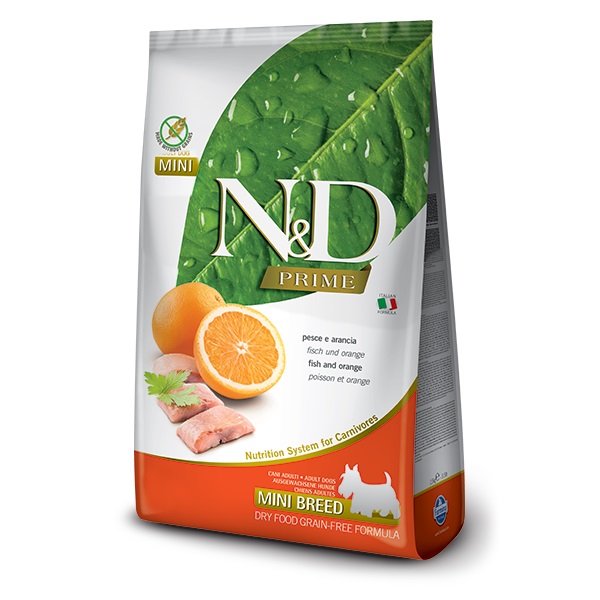 N&D Prime Mini Adult Fish&Orange – 7 kg