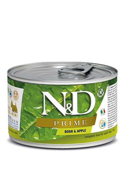 N&D Prime Mini Boar&Apple – 6×140 g