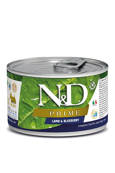 N&D Prime Mini Lamb&Blueberry – 6×140 g