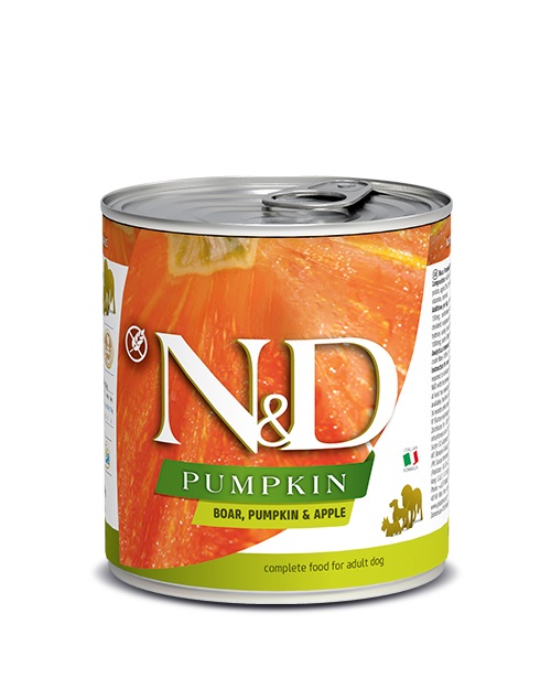 N&D Pumpkin Boar, Pumpkin&Apple – 6×285 g