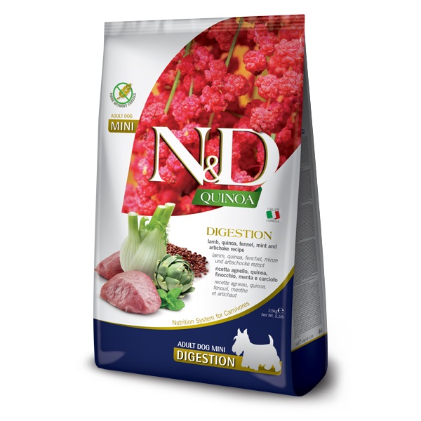 N&D Quinoa Digestion Lamb Mini – 2,5 kg