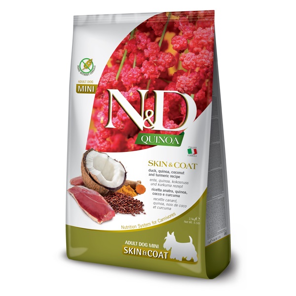 N&D Quinoa Skin&Coat Duck Mini – 2,5 kg