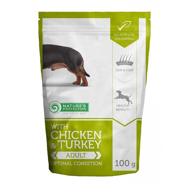 NATURE’S PROTECTION Adult Chicken&Turkey – 22×100 g