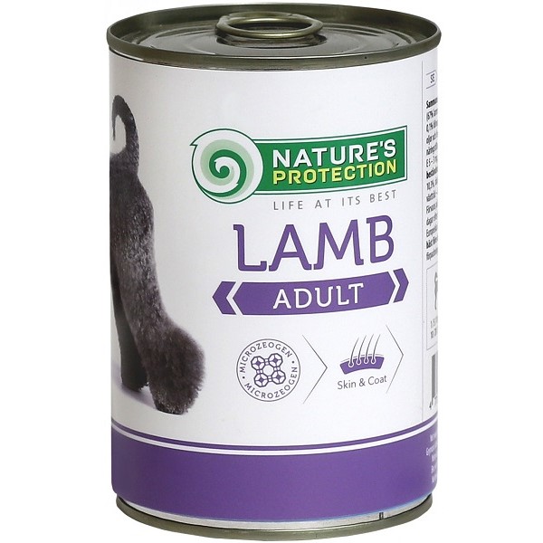 NATURE’S PROTECTION Can Adult Lamb – 6×400 g