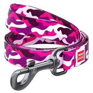 Collar WAUDOG povodac za pse Pink Camo