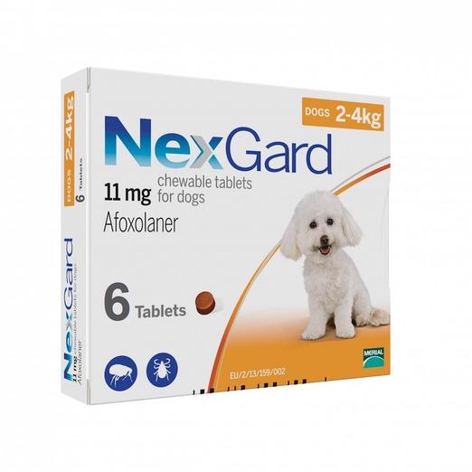 NexGard S – za pse 2-4 kg